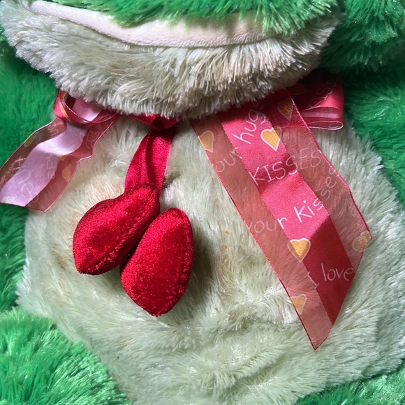 Chosun | Toys | Vintage Chosun Stuffed Frog With Hearts Extremely Soft ...